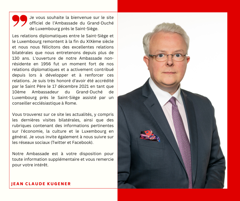 Ambassade - Ambassade du Luxembourg près le Saint-Siège